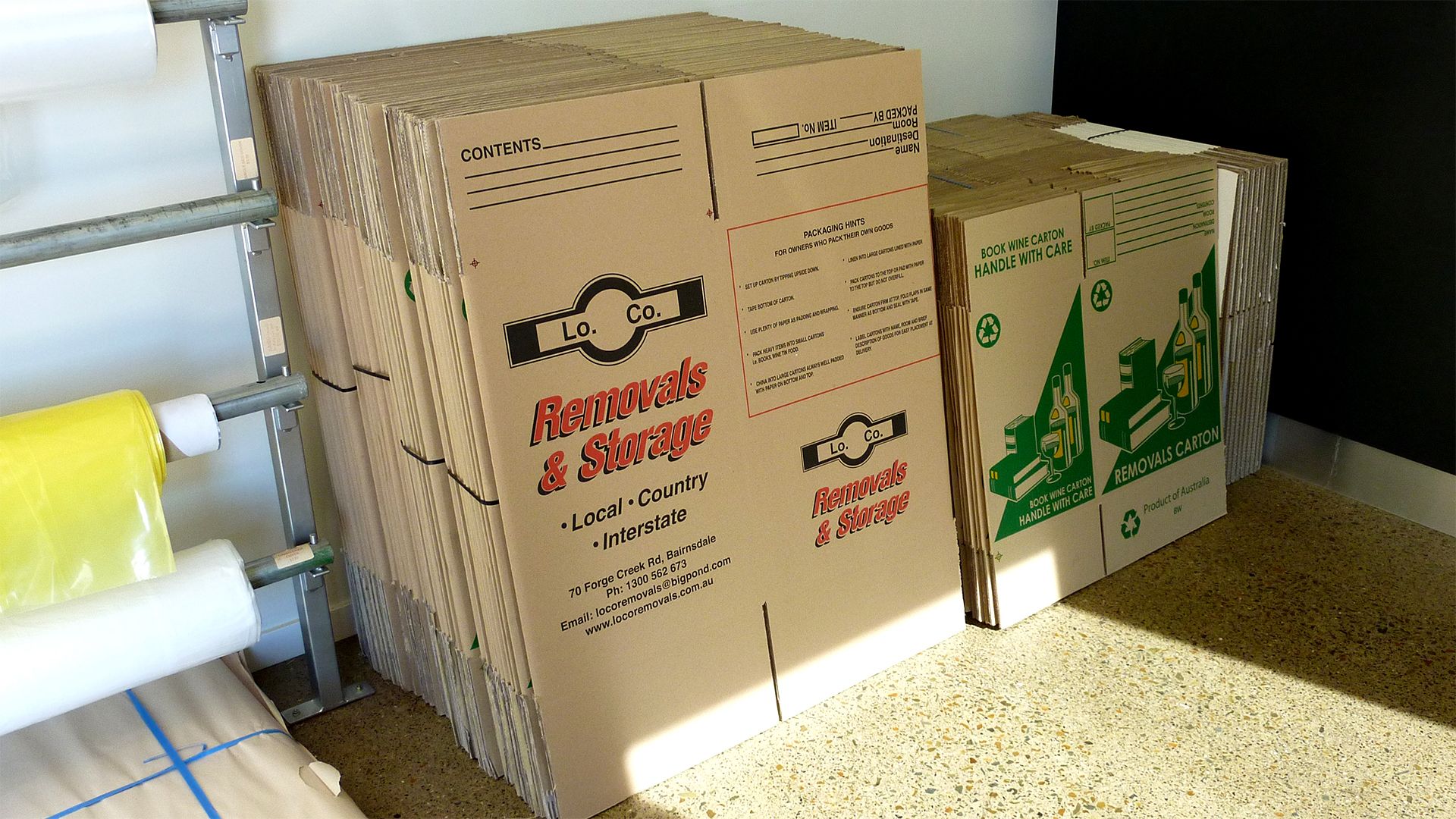 Removals Carton for Books Bottles Non Breakable Items | Lo.Co. Removals